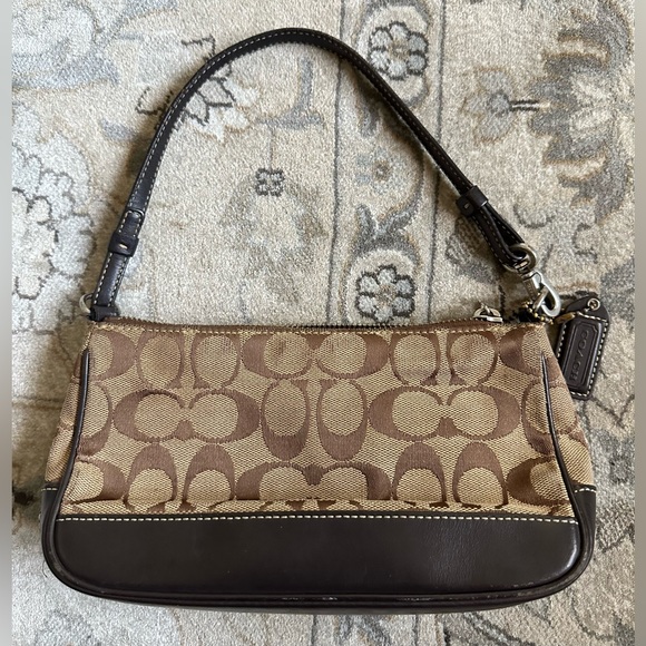 Coach | Bags | Coach Vintage Classic Brown Demi Monogram Mini Purse ...